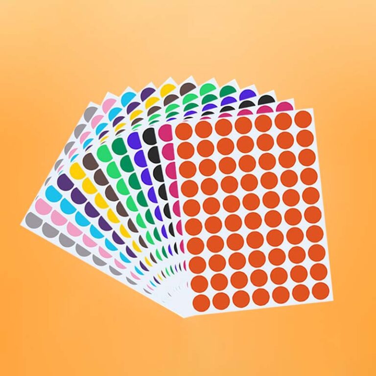 Spot A5 color dot label color classification mark round seal sticker ...