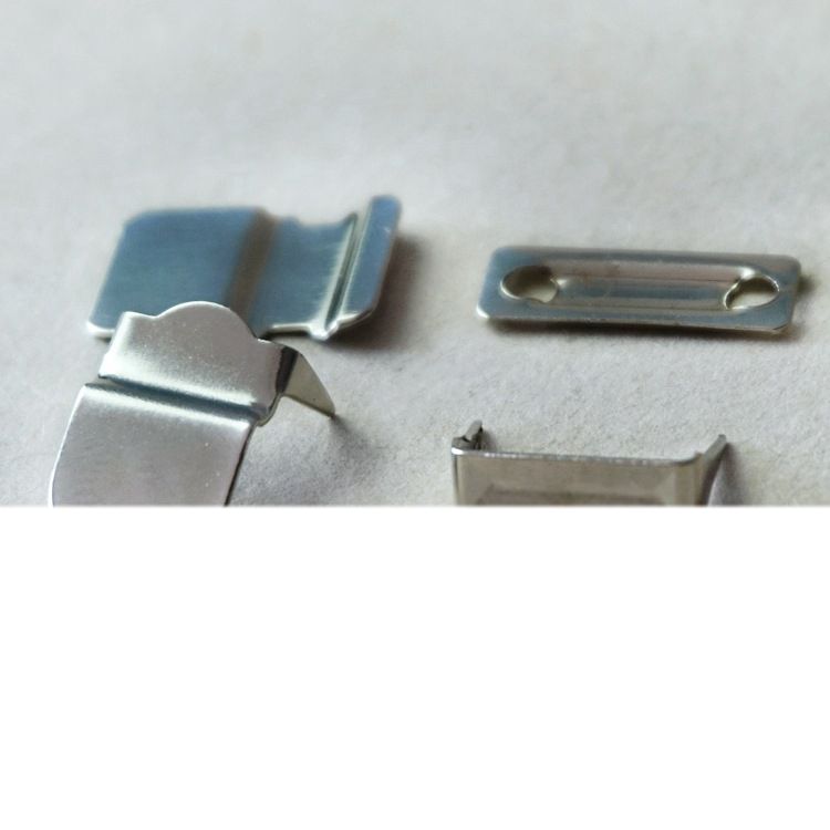 Alloy trousers button trousers metal trousers hook two-legged trousers ...