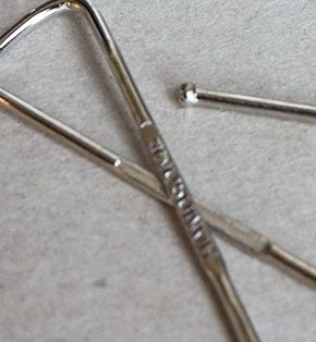 Spot and word clip metal clip shirt clip stainless steel and word ...