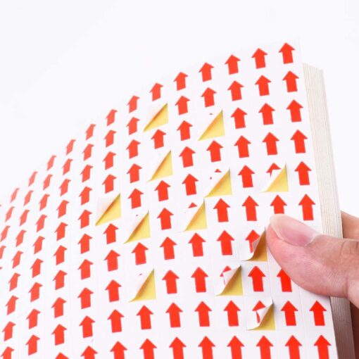 Spot arrow self-adhesive sticker rework rework defective product mark ...