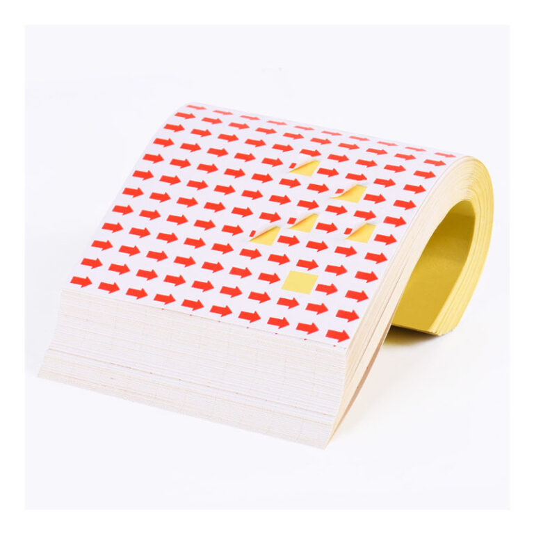 Spot arrow sticker defective product rework rework mark sticker red ...