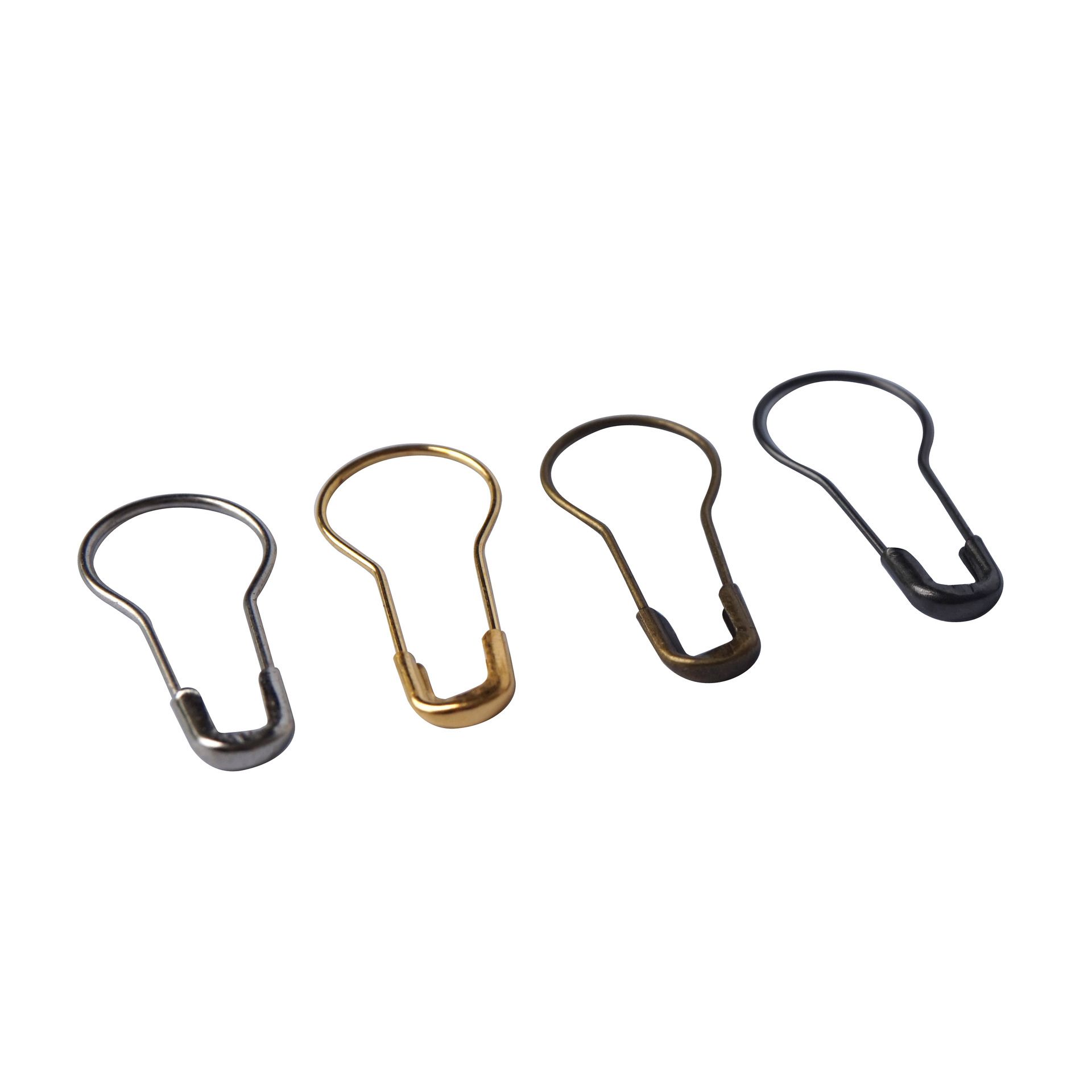 Safety pin clothing accessories gourd pin pear-shaped brooch lock pin ...