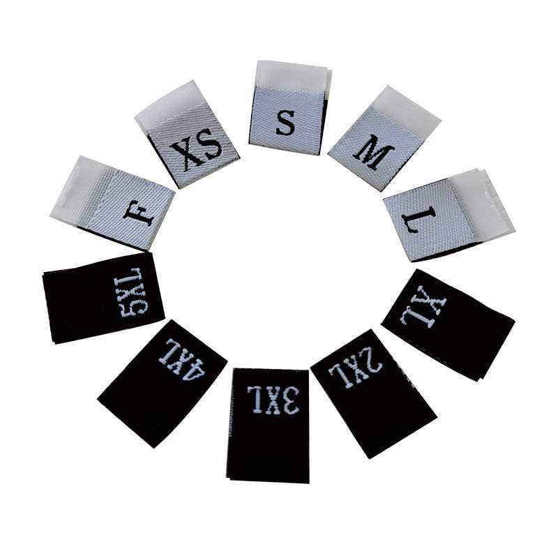 Clothing code label size label cloth label collar label woven label ...