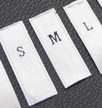 Clothing Size Marking Mark Satin Sewing Size Marking Number Marking ...