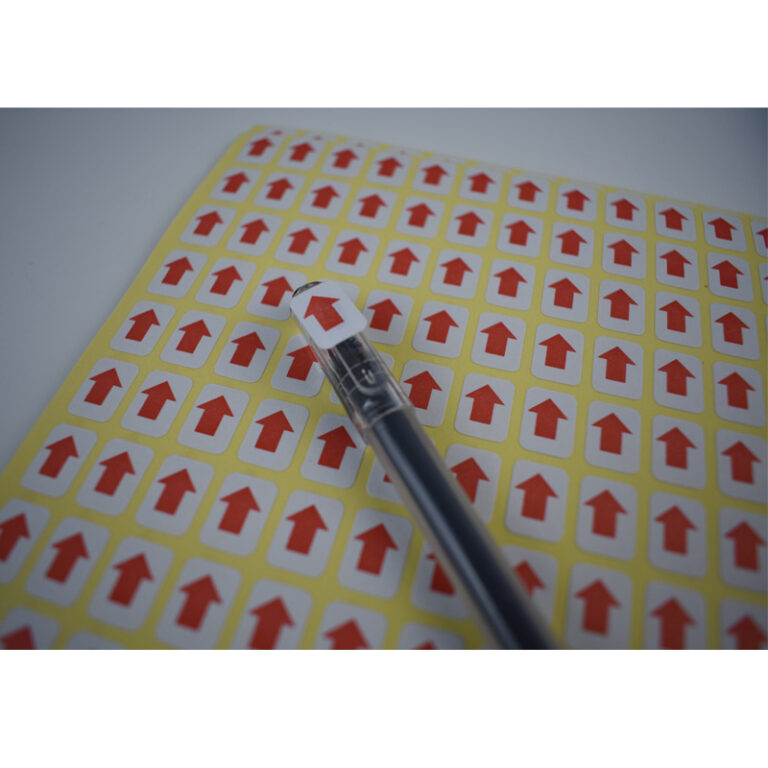 Spot arrow self-adhesive sticker rework rework defective product mark ...