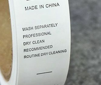 Spot clothing washing water mark composition mark English washing water ...