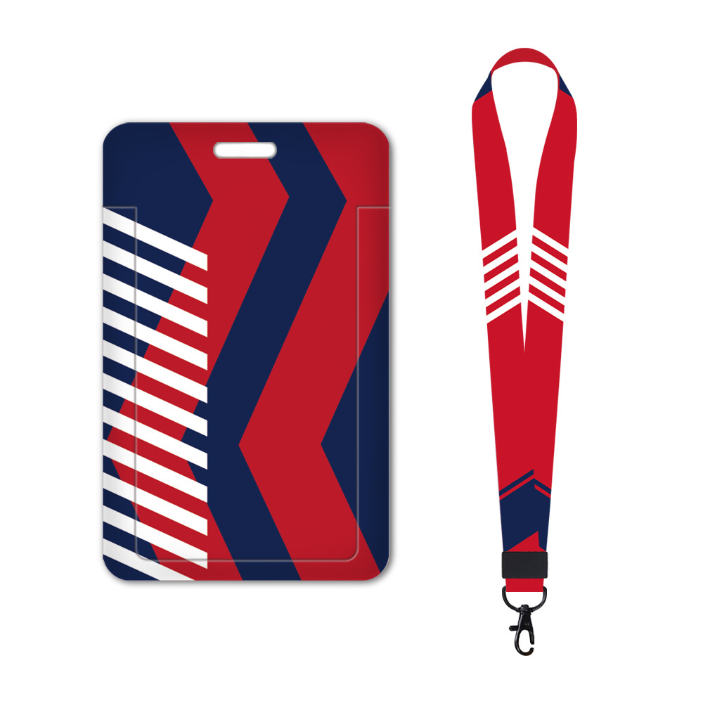 Cute cartoon bus ID card set badge work permit campus student meal card ...