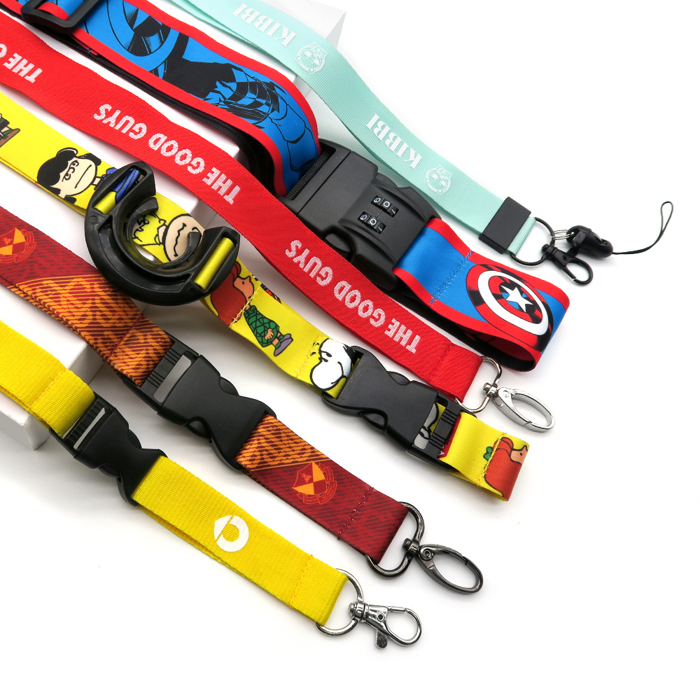 Work permit label lanyard mobile phone short lanyard certificate ...